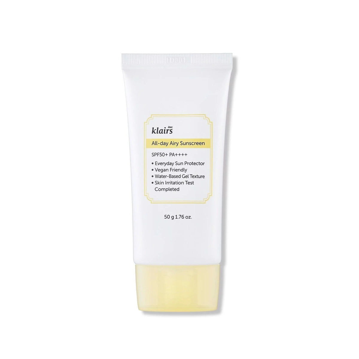 Dear, Klairs All-day Airy Sunscreen 50g