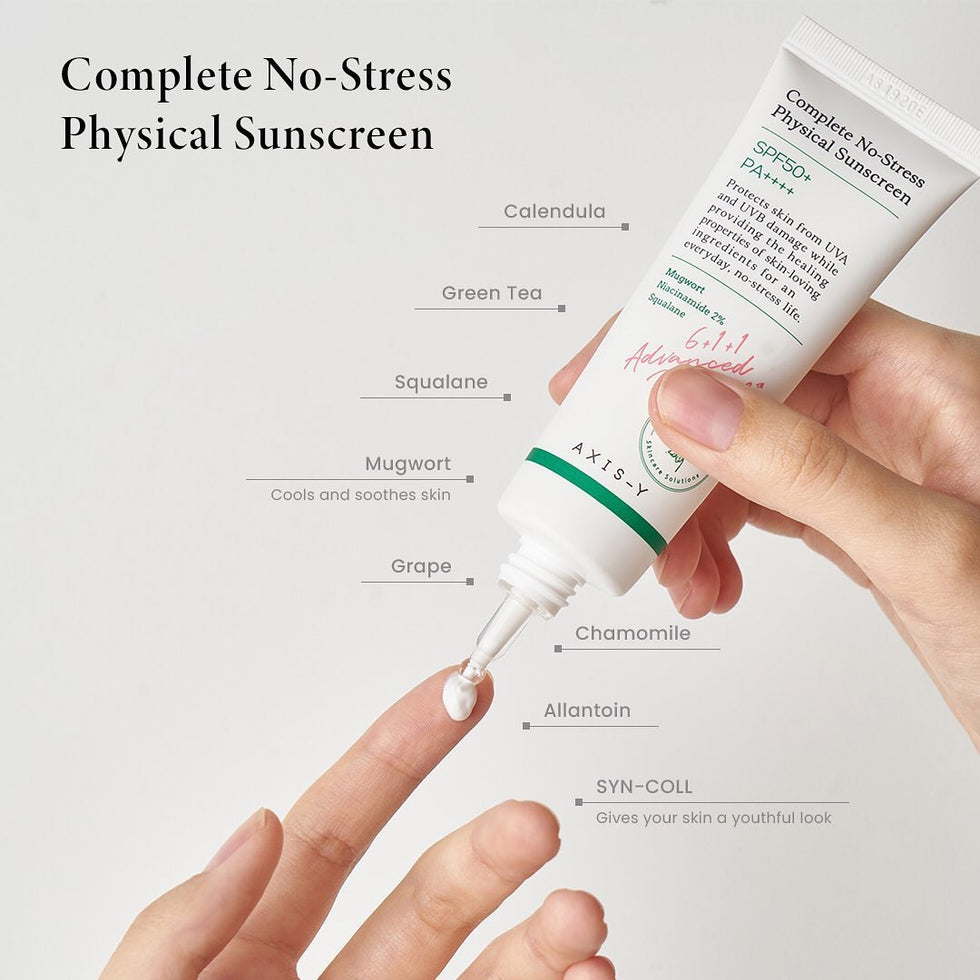 AXIS-Y Complete No Stress Physical Sunscreen SPF50+ PA++++ - Glam Touch UK